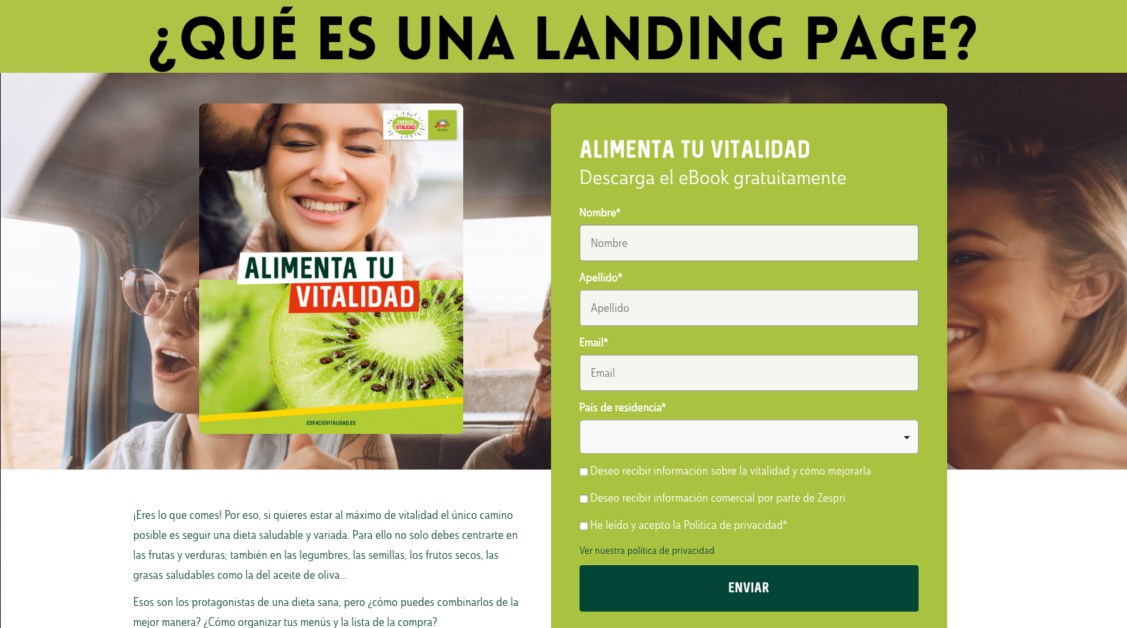 Landing page: qué es y cuál es su importancia en el marketing digital - Code donostia